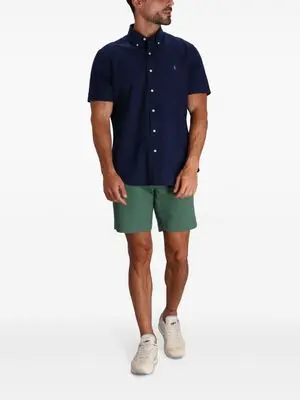 Polo Ralph Lauren Logo-embroidered Short-sleeve Shirt - Blue