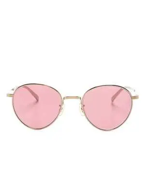 Oliver Spencer Rhydian Round-frame Sunglasses - Gold