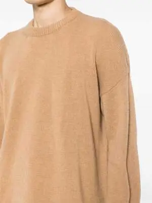 JIL SANDER Cashmere Crew-neck Jumper - Brown