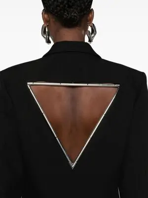 Coperni Triangle Detail Cut-out Blazer