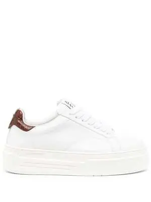 LANVIN Leather Platform Sneakers - White