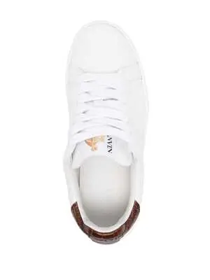 LANVIN Leather Platform Sneakers - White