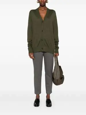 Fabiana Filippi Pressed-crease Trousers - Grey