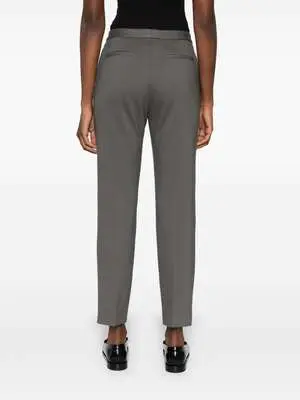 Fabiana Filippi Pressed-crease Trousers - Grey
