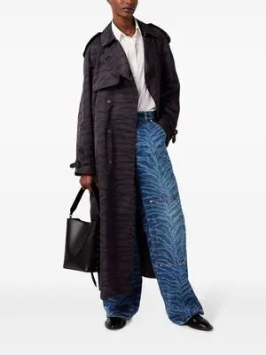 Stella McCartney Tiger-print Trench Coat