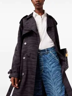 Stella McCartney Tiger-print Trench Coat