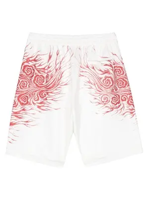 Y3 Jfa Graphic Shorts