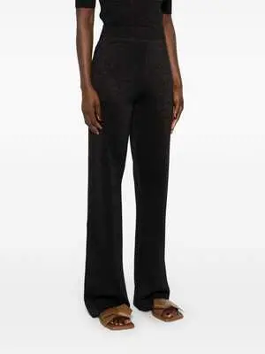 Missoni High-waisted Flared Trousers - Black