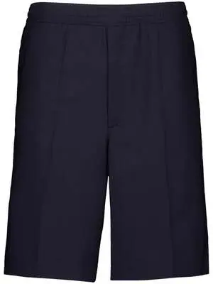 Givenchy Wool-poplin Bermuda Shorts - Blue