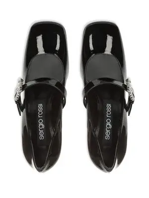 SERGIO ROSSI Sr Twenty Buckle Pumps