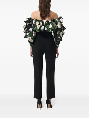 Carolina Herrera Rose-print Top