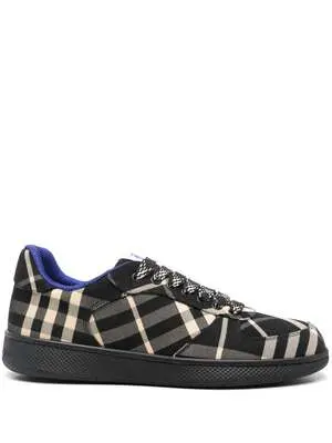 Burberry Check Terrace Sneakers - Black