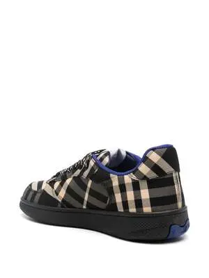 Burberry Check Terrace Sneakers - Black