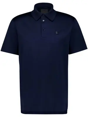 Givenchy 4g Mercurised-cotton Polo Shirt
