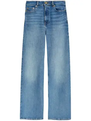 GANNI Andi Wide-leg Jeans