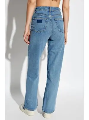 GANNI Andi Wide-leg Jeans