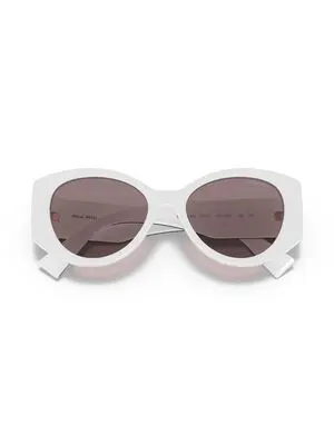 Miu Miu Logo-print Sunglasses