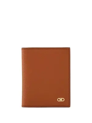 FERRAGAMO Gancini Card Holder - Brown