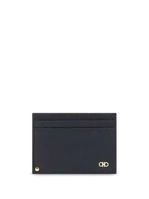 FERRAGAMO Gancini Card Holder - Black