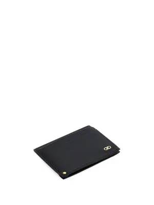 FERRAGAMO Gancini Card Holder - Black
