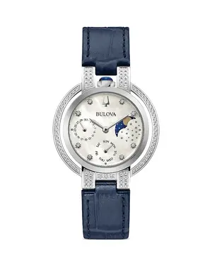 Bulova Classic Rubaiyat 35mm Watch - White/blue