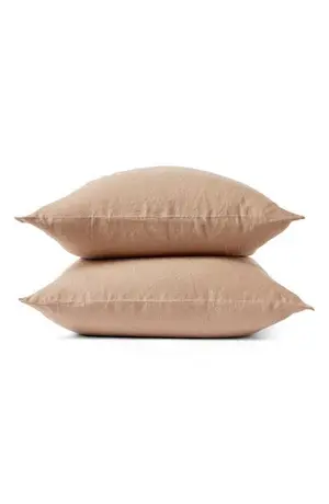 COYUCHI Relaxed Organic Linen Set Of 2 Pillowcases - Doe