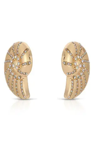 Ettika Shell Stud Earrings