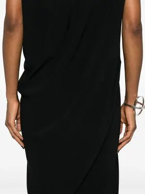 Rick Owens Edfu T Asymmetric Maxi Dress - Black