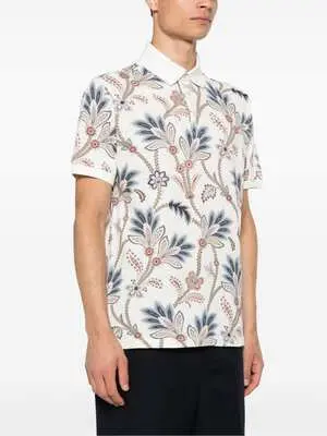 Etro Floral Paisley Polo Shirt