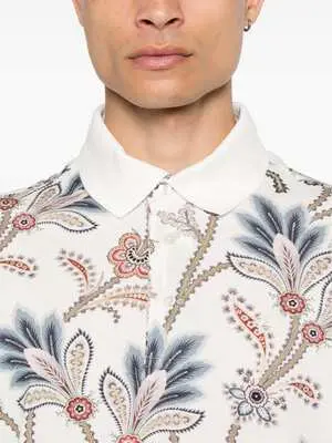 Etro Floral Paisley Polo Shirt