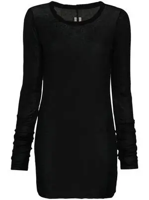 Rick Owens Rib T-shirt - Black