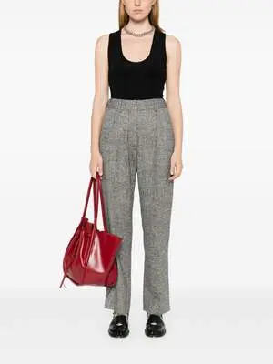 BLAZÉ MILANO Fox Alpaca Wool-blend Trousers