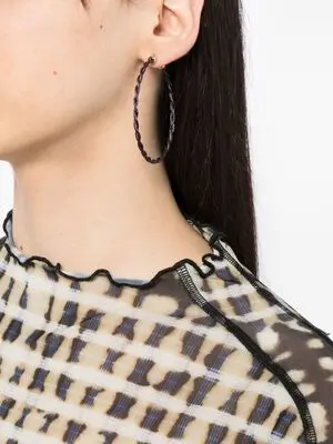 CHARRIOL Love Twist Hoop Earrings