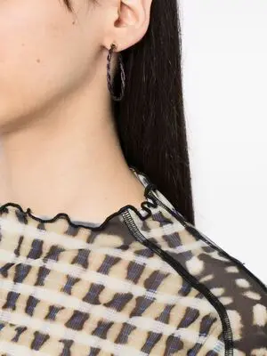 CHARRIOL Love Twist Hoop Earrings