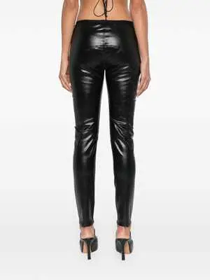 Rick Owens Coated-finish Leggings