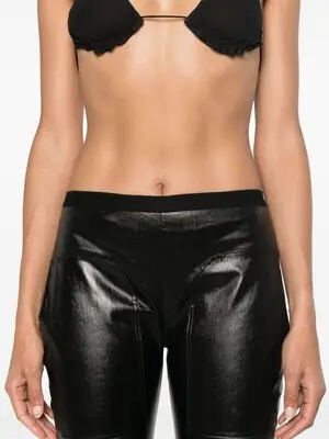 Rick Owens Coated-finish Leggings