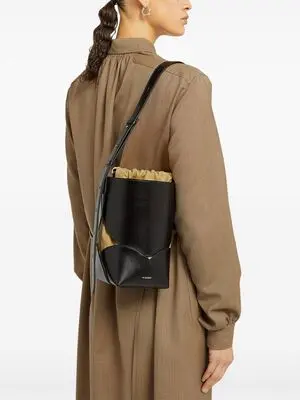 JIL SANDER Leather Bucket Bag