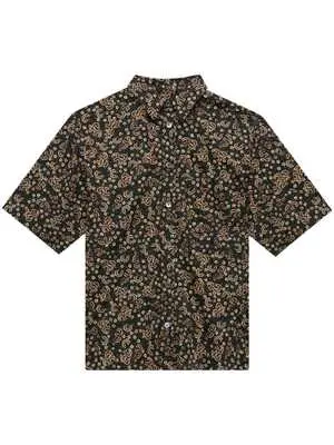 MARANT Labilio Floral-print Shirt - Black