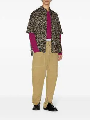 MARANT Labilio Floral-print Shirt - Black