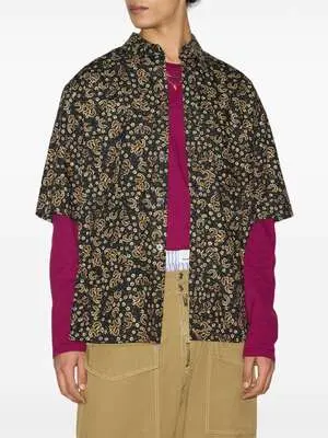 MARANT Labilio Floral-print Shirt - Black
