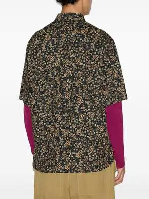 MARANT Labilio Floral-print Shirt - Black