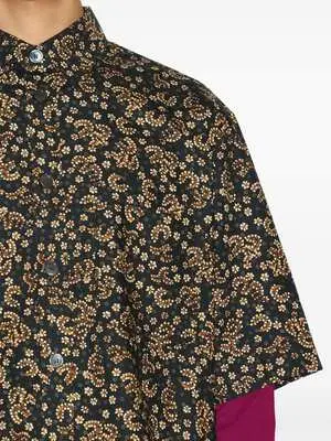 MARANT Labilio Floral-print Shirt - Black