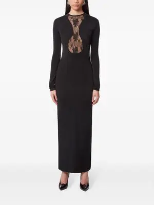 Nina Ricci Lace-paneling Maxi Dress