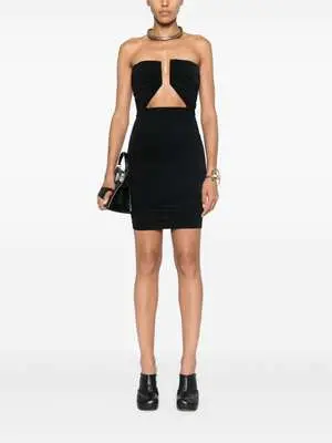 Rick Owens Jersey Prong Mini Dress - Black