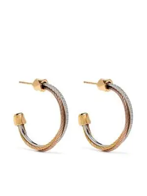 CHARRIOL Celtic Triquetra Hoop Earrings - Gold