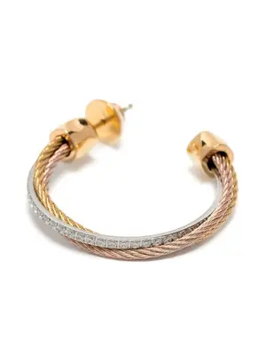 CHARRIOL Celtic Triquetra Hoop Earrings - Gold