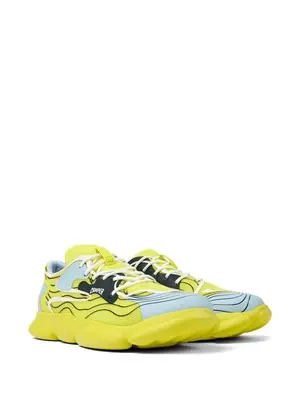 Camper Karst Wave-print Sneakers - Yellow