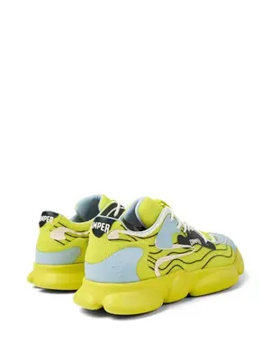 Camper Karst Wave-print Sneakers - Yellow