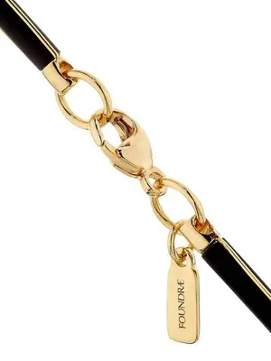 FOUNDRAE Ever Growing Vivacity 18k & Ceramic Pendant Necklace