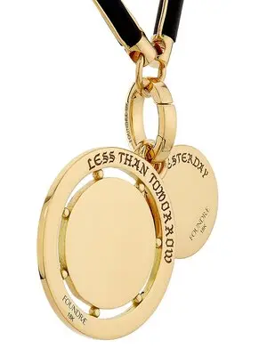 FOUNDRAE Ever Growing Vivacity 18k & Ceramic Pendant Necklace